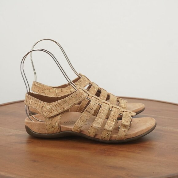 Vionic | Shoes | Vionic Womens Harissa Cork Slingback Adjustable ...